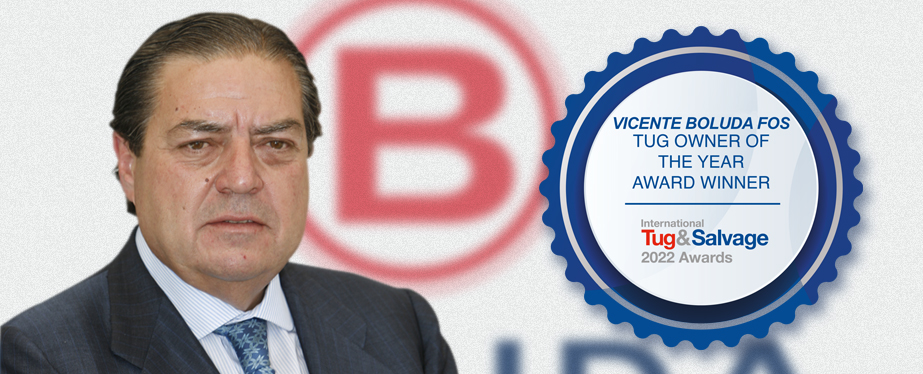 Shipowner Vicente Boluda Fos, president of Boluda Towage, awarded with ...