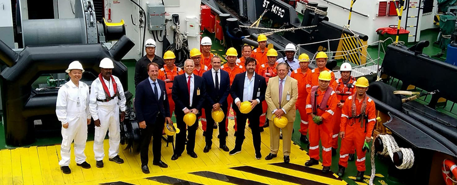 Visita oficial de la cúpula directiva de Boluda a las delegaciones de ...